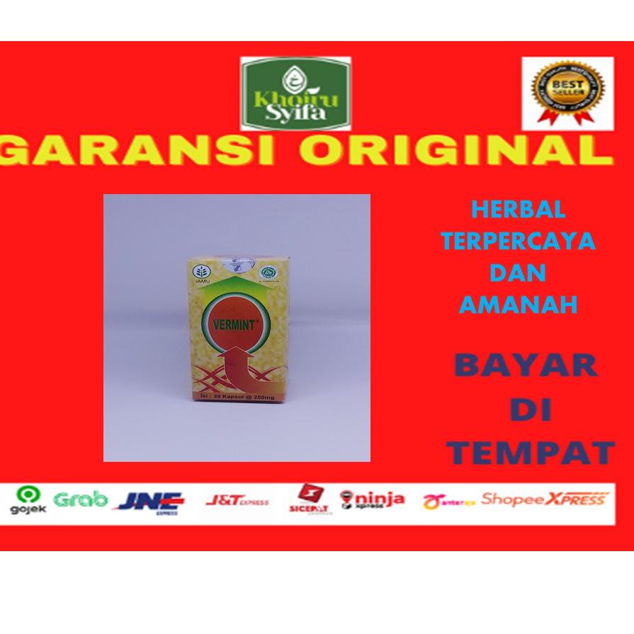 Jual H9P1 VERMINT BESAR 30 KAPSUL 250 MG /KAPSUL CACING/ TYPUS/ CACING ...