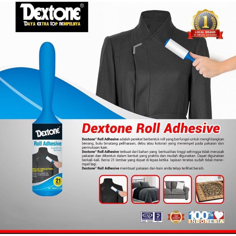 Jual DEXTONE LINT ROLLER / ROL PEMBERSIH PAKAIAN | Shopee Indonesia