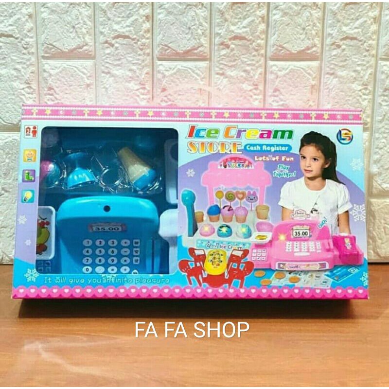 Jual MAINAN ANAK ICE CREAM STORE CASH REGISTER LI3 / MAINAN KASIR ...