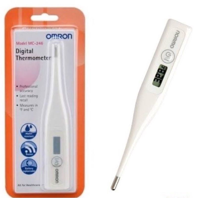 Jual TERMOMETER OMRON MC 246 Alat Ukur Suhu Panas Tubuh Badan Anak Bayi ...