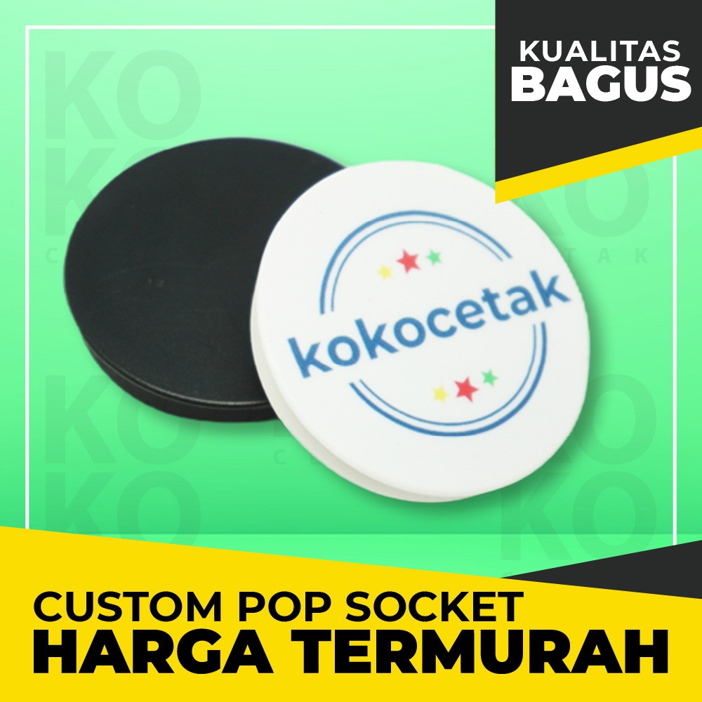 Jual Custom Nama Custom Foto Gambar Pop Socket HP Polos - Pop Socket ...