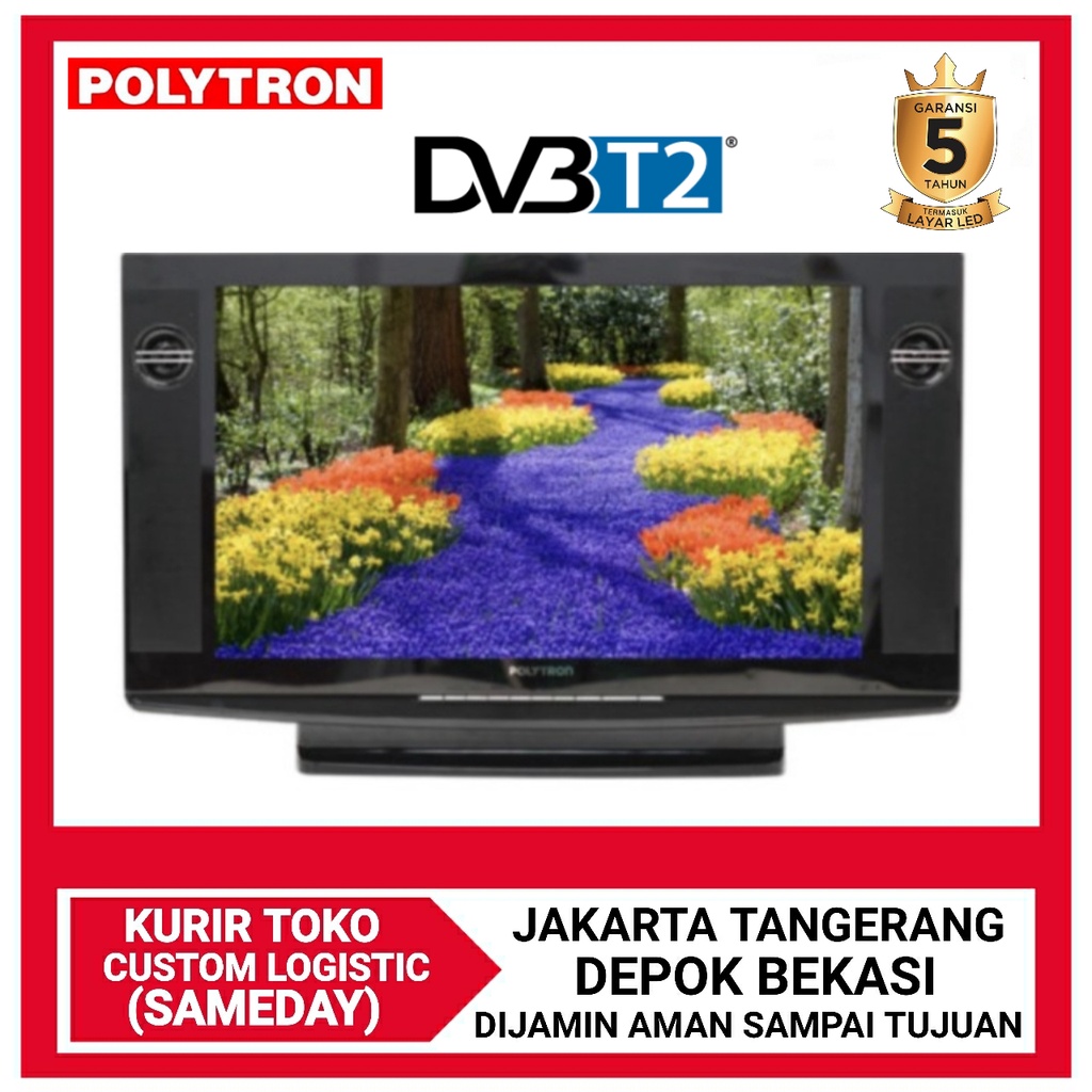Jual POLYTRON LED Digital TV 24 Inch DVB-T2 PLD 24V123 | Shopee Indonesia