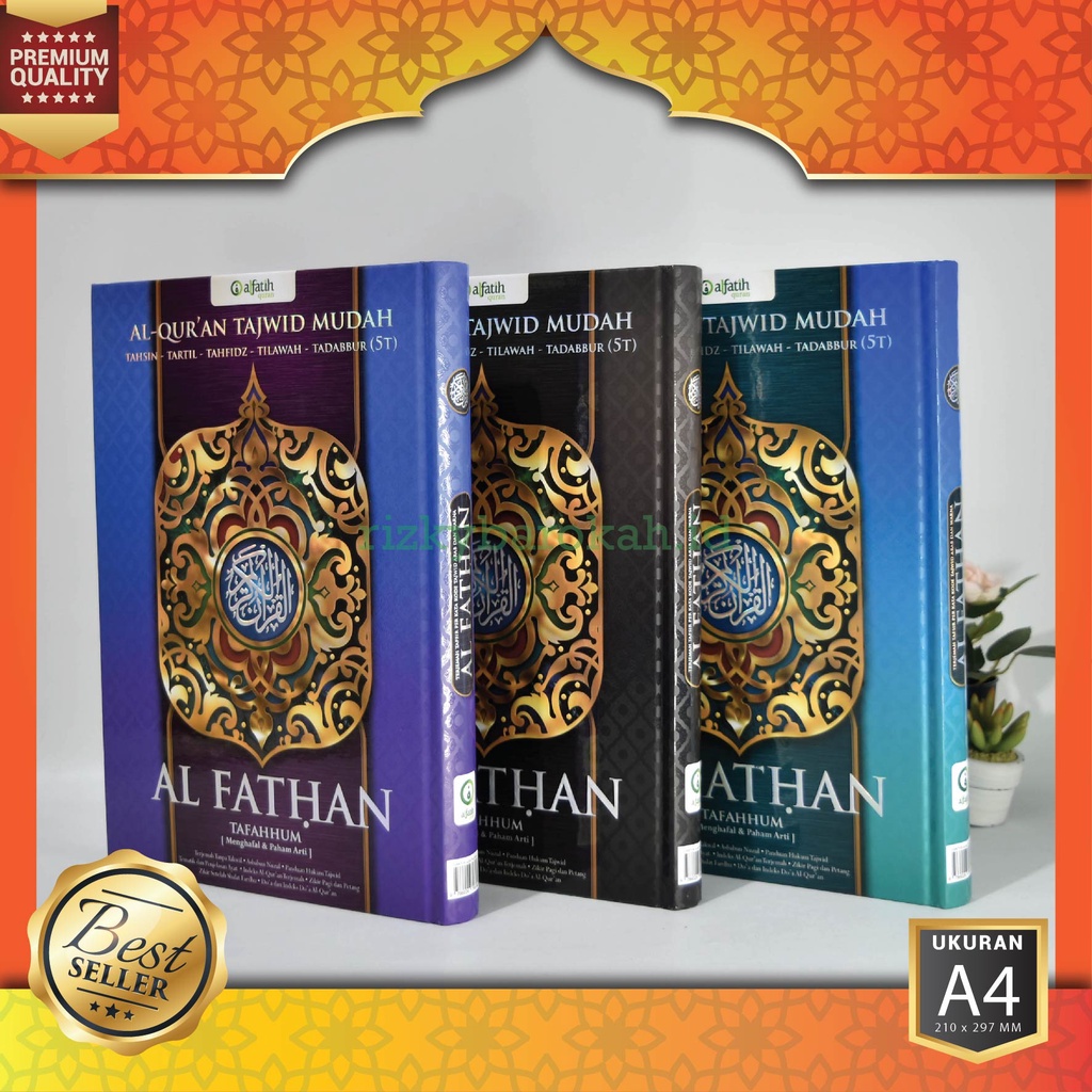 Jual Al Fathan Cover Baru 2020 A4 - Al-Quran AlQuran Tajwid Mudah Ayat ...