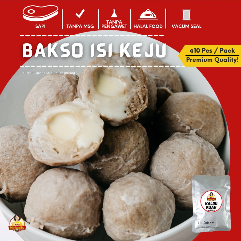 Bakso Sapi Baso Sapi ISI KEJU Premium Homemade | Shopee Indonesia