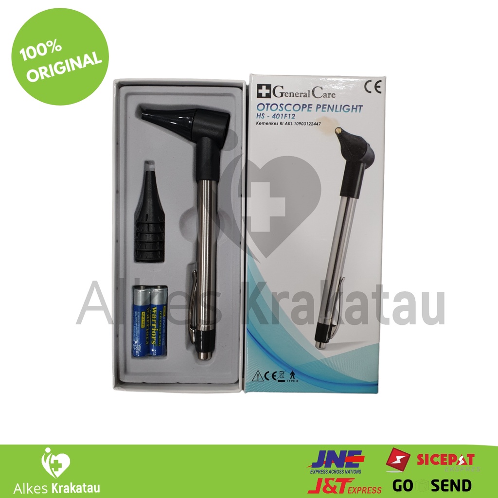 Jual Penlight SS+ General Care with LED / Pen light / Otoscope Mouth ...