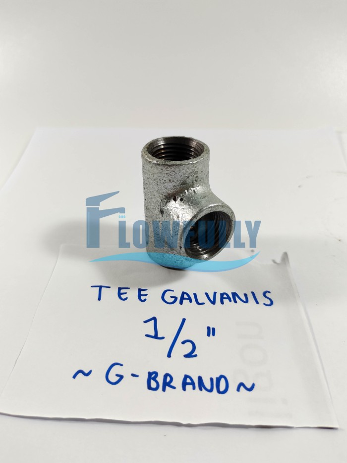 Jual TEE BESI GALVANIS 1/2 INCH G BRAND T 0,5 DIM | Shopee Indonesia