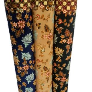Jual bahan kain batik halus bsy motif daun pakis / lebar 115 cm ...