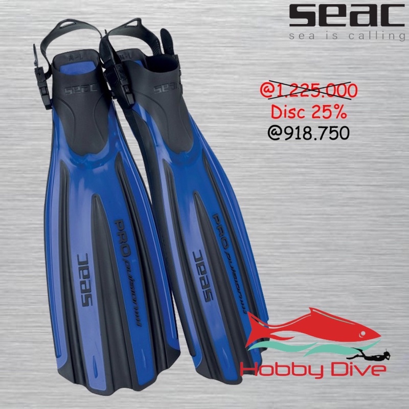 Jual SEAC Fins Propulsion Blue - Scuba Diving Alat Diving | Shopee ...