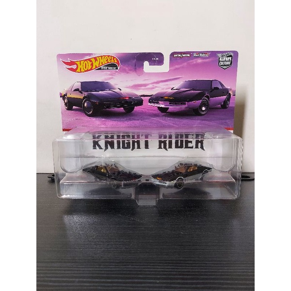 Jual Hotwheels 2 Pack Knight Rider Black Kitt Karr Premium HBL96 ...