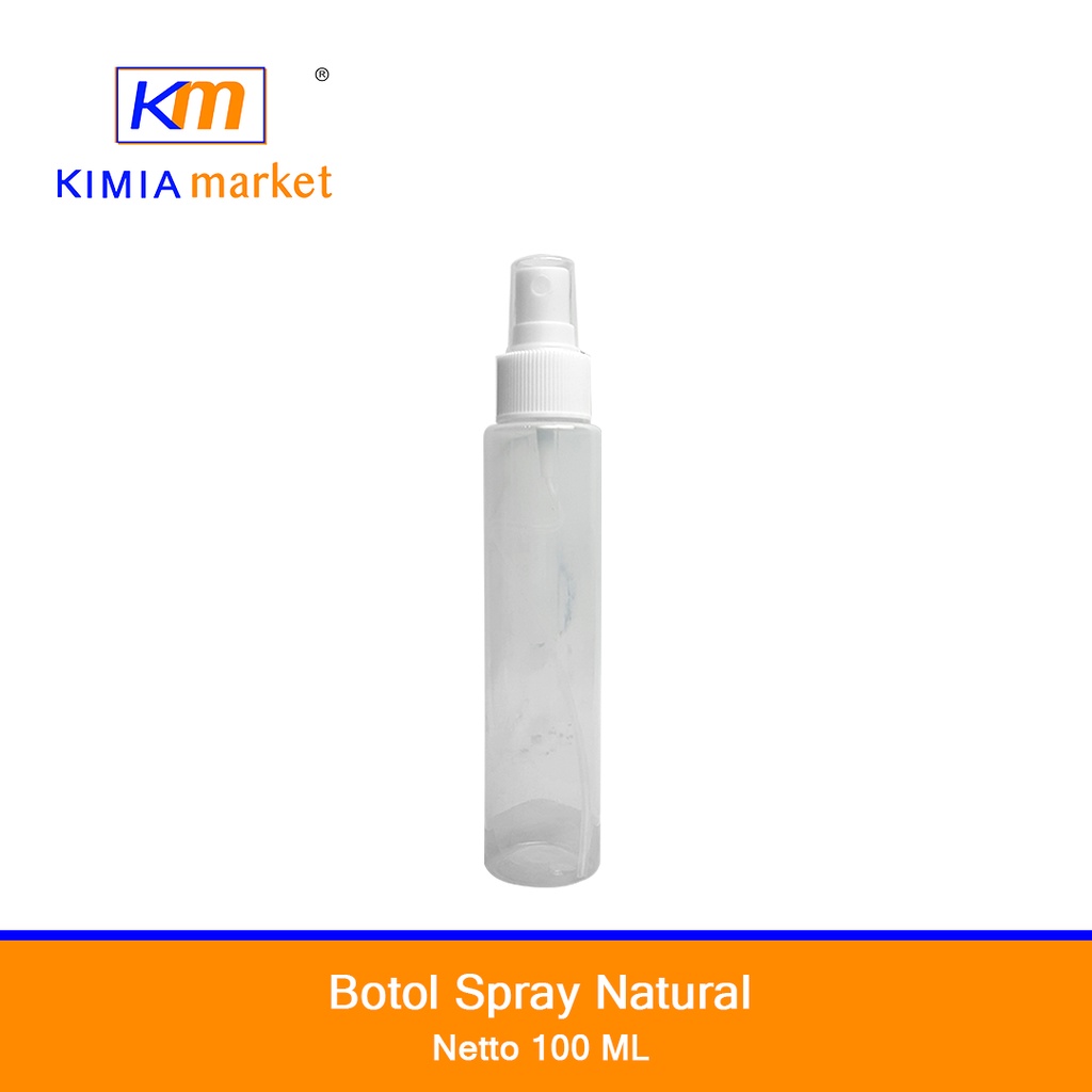 Jual Botol Spray 100ml plastik natural AL50 | Shopee Indonesia