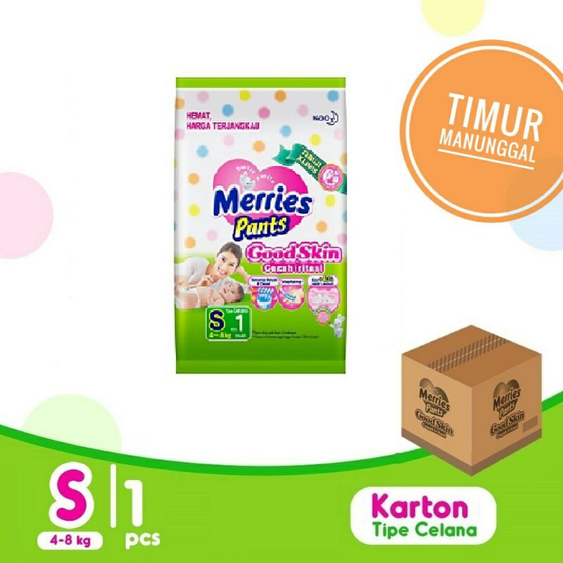 Jual Merries Pants Good Skin S Karton Isi 20 Renceng | Shopee Indonesia