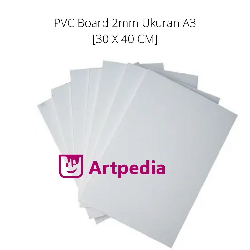 Jual PVC Board 2mm Ukuran A3 [30 x 40 Cm]-Papan Pvc - 2Mm / PVC Foam ...