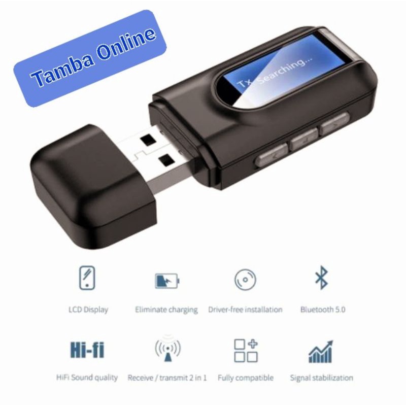 Jual 2in1 Adapter Transmitter Receiver Wireless Bluetooth Stereo ...