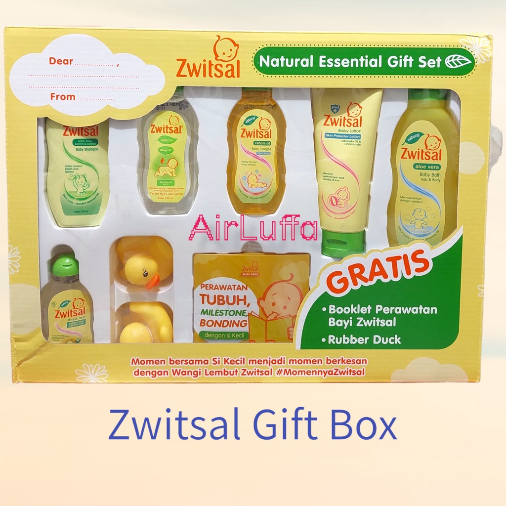 Jual ZWITSAL Baby Spa Gift Box Paket Perlengkapan Mandi Bayi | Shopee ...