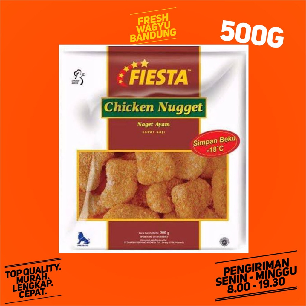 Jual FIESTA CHICKEN NUGGET Premium Naget Ayam 500g | Shopee Indonesia