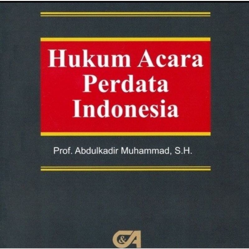 Jual BUKU HUKUM ACARA PERDATA INDONESIA- Prof Abdul Kadir | Shopee Indonesia
