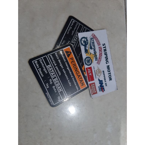 Jual STIKER MOTOR PERINGATAN | Shopee Indonesia
