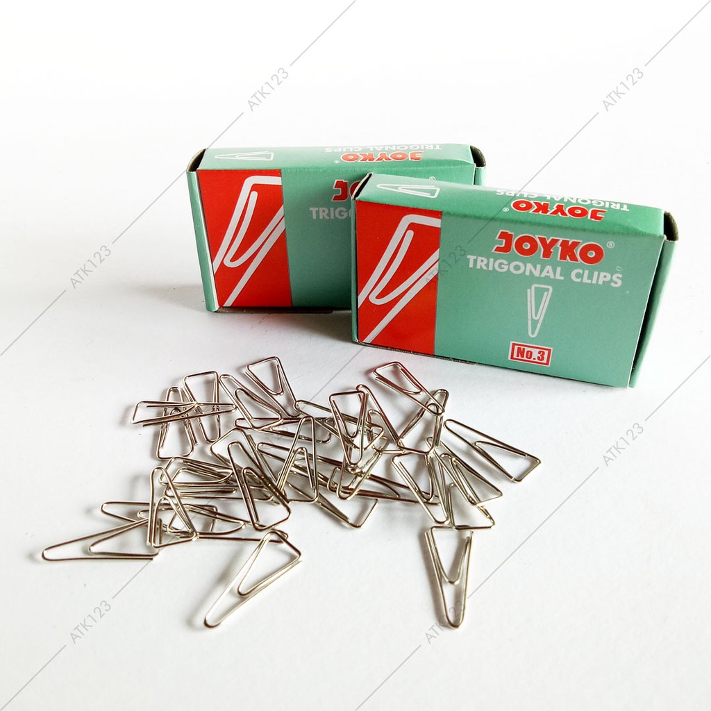 Paper Clips Joyko Trigonal No. 3 (25 mm) | Shopee Indonesia