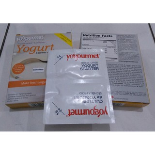 Bibit Yoghurt Kering / Dried Yogurt Starter Yogourmet Import Asli ...