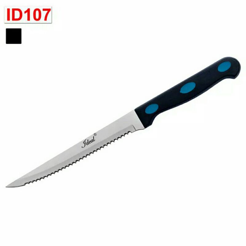 Jual PISAU DAGING STEAK IDEAL 5 INCH STAINLESS GERIGI FULL TANG GAGANG ...