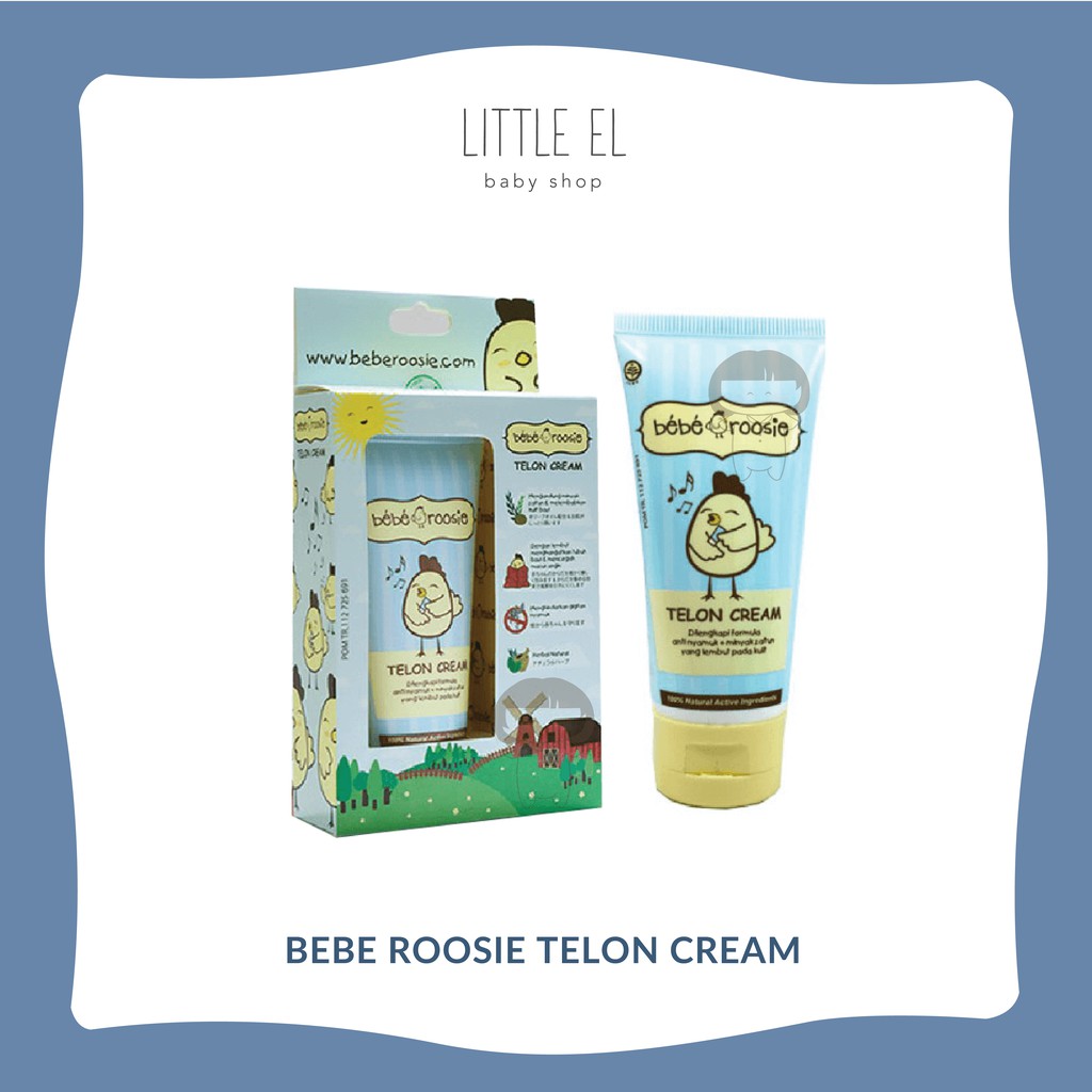 Jual Bebe Roosie Telon Cream - Minyak Telon Beberoosie Penghangat Badan ...