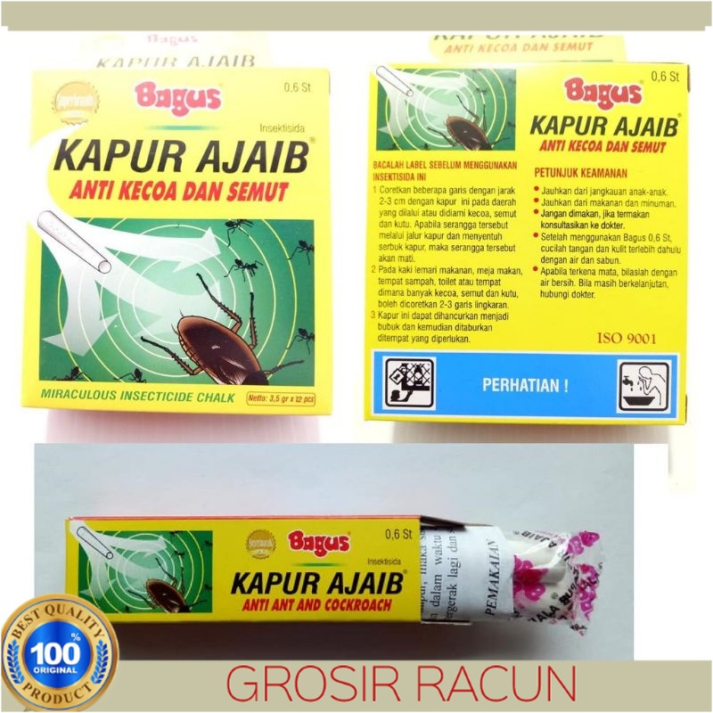 Jual BAGUS KAPUR AJAIB KECOA DAN SEMUT 12 PCS | Shopee Indonesia