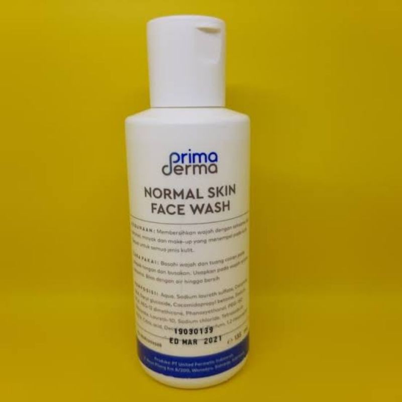 Jual Primaderma normal skin face wash - sabun wajah normal prima derma ...