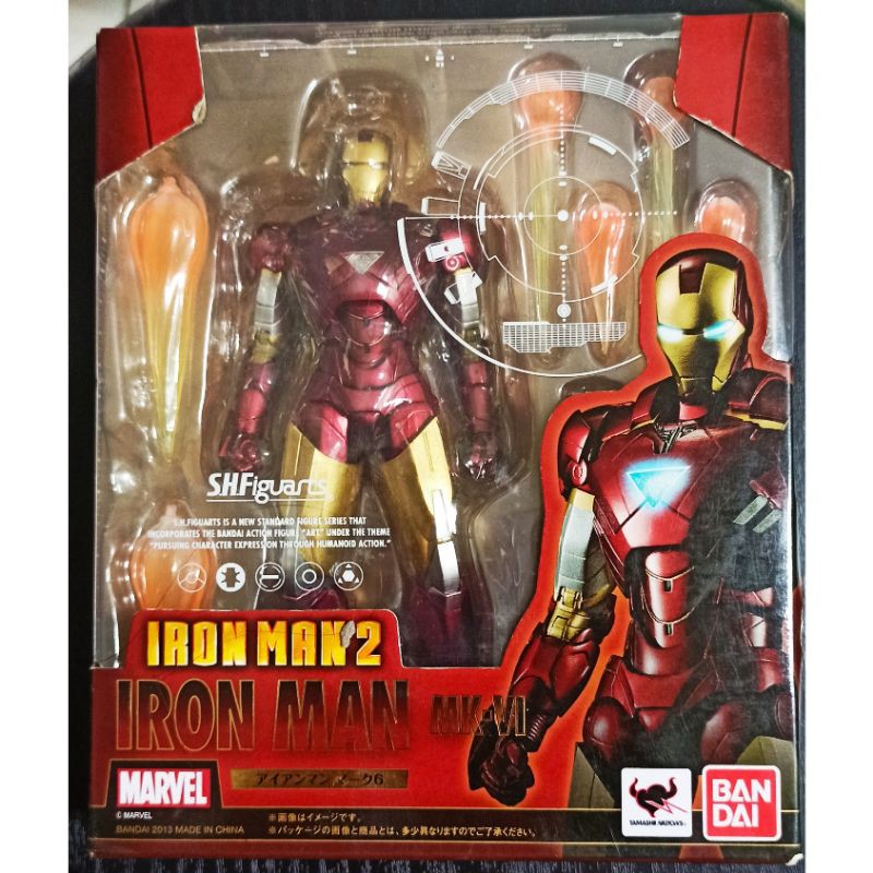 Jual (Original) SHF SHFiguarts IronMan Iron Man Mark MK 6 VI not ZD HT ...