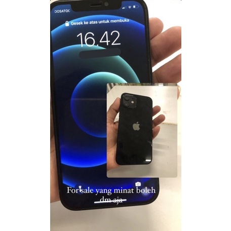 Jual IPHONE 12 Blue 128GB Second Full set Original | Shopee Indonesia