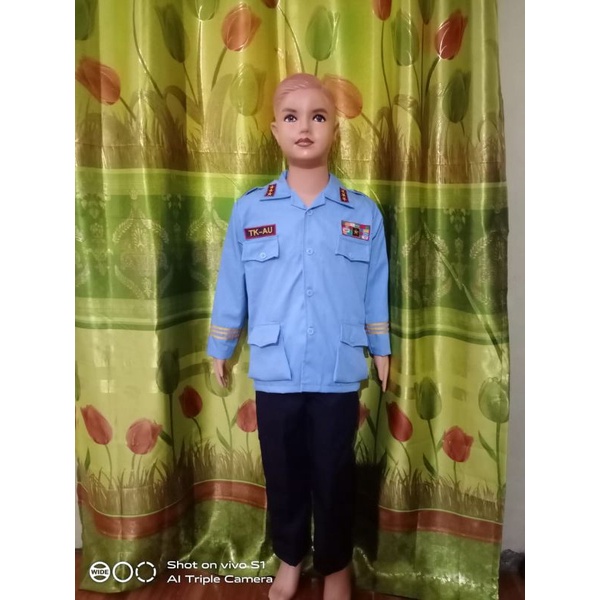 Jual seragam profesi TNI-AU anak PAUD, TK | Shopee Indonesia