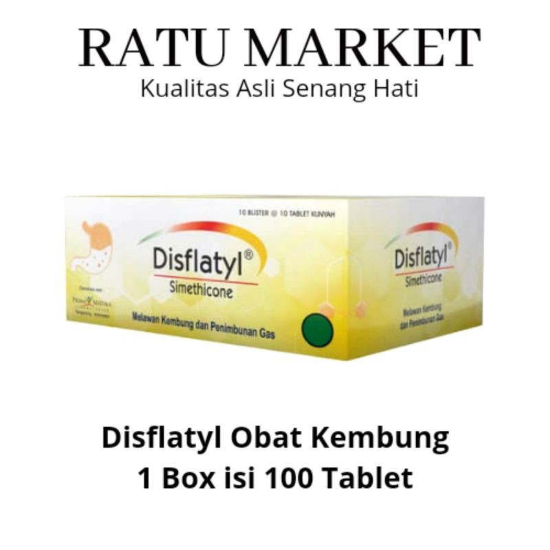 Jual Disflatyl Tablet / Anti Kembung 1 strip isi 10 tablet | Shopee ...