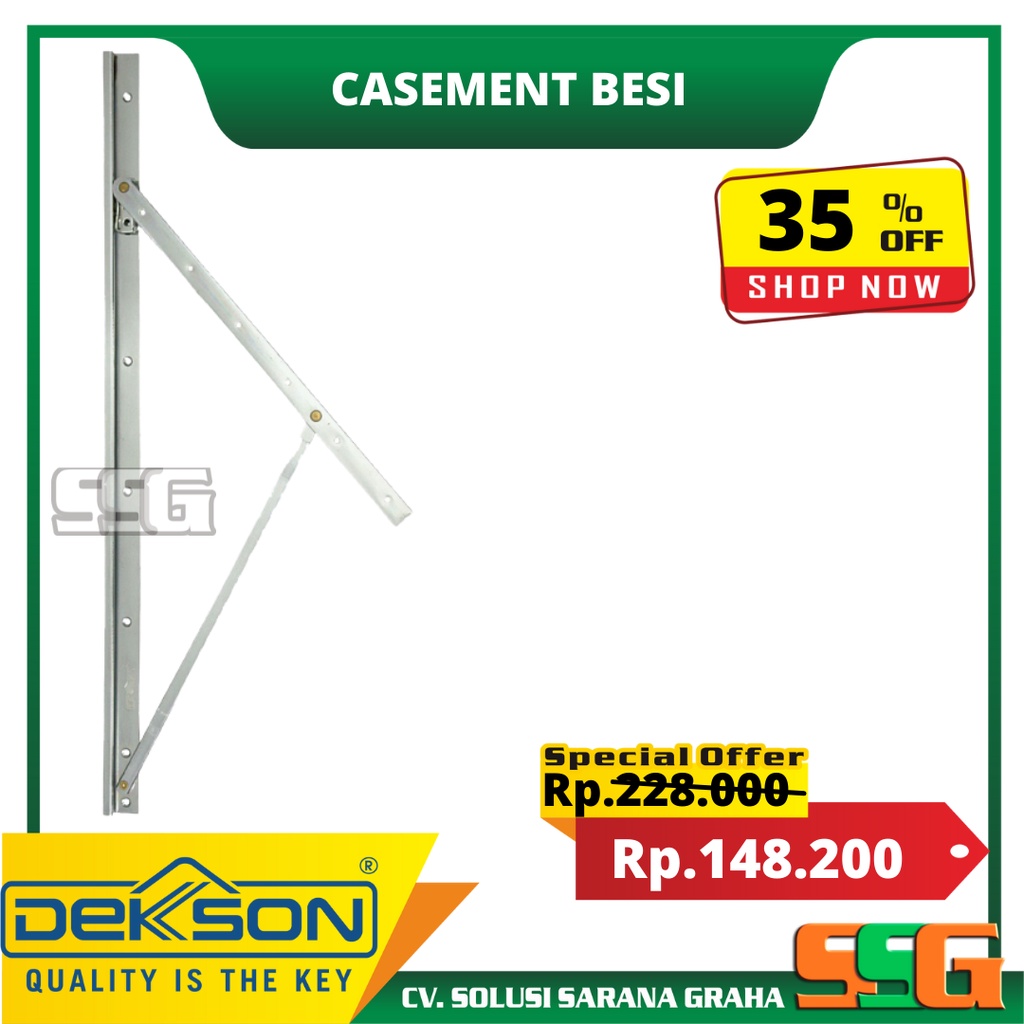 Jual Engsel Casement Dekson Dekkson Iron 24 Inch Engsel Jendela ...