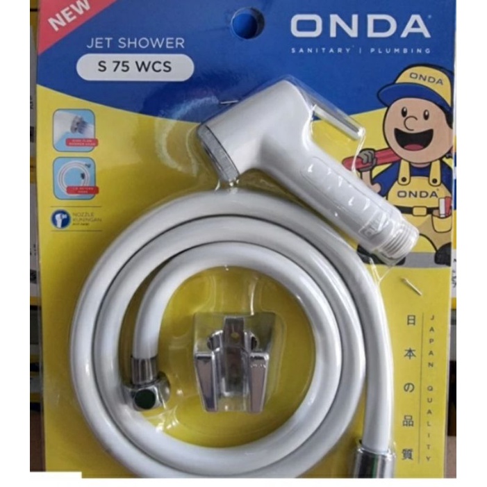Jual ONDA JET SHOWER/SHOWER CEBOK PUTIH S 75 WCS/KRAN CEBOK | Shopee ...