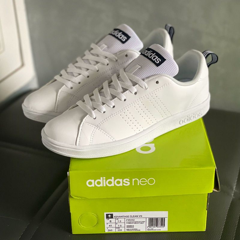 Jual ADIDAS NEO ADVANTAGE WHITE NAVY ORIGINAL 100% - SEPATU ADIDAS ...