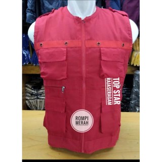 Jual Rompi Vest PDH Kerja Komunitas PDL Proyek Bordir Lapangan Safety ...