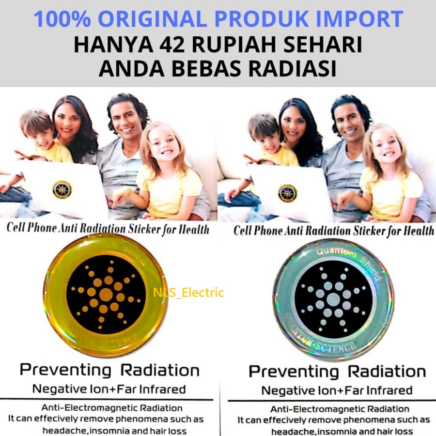 Jual New Anti Radiasi Stiker HP Quantum Shield Nano Teknologi Jerman ...