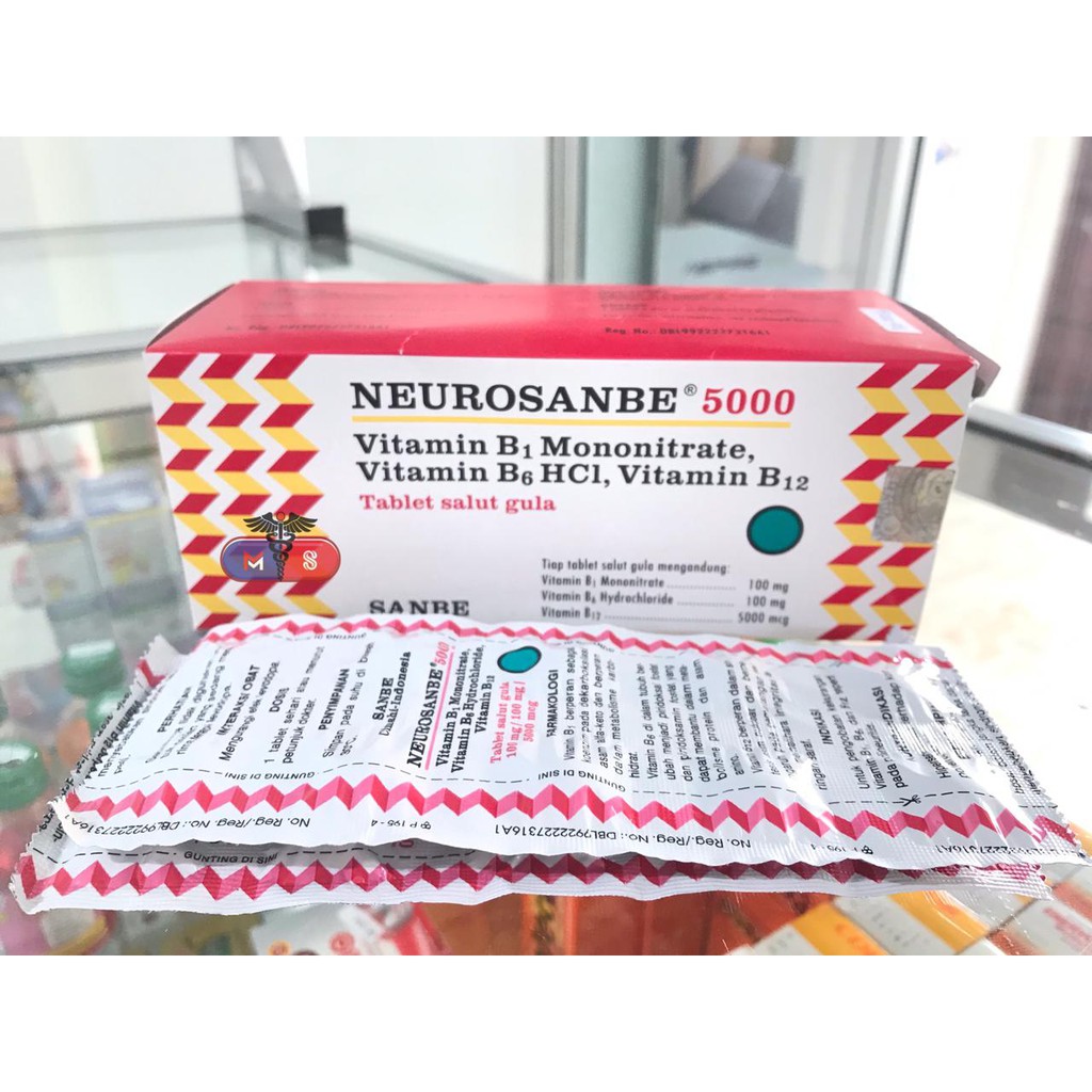 Jual Neurosanbe 5000 Strip Vitamin | Shopee Indonesia