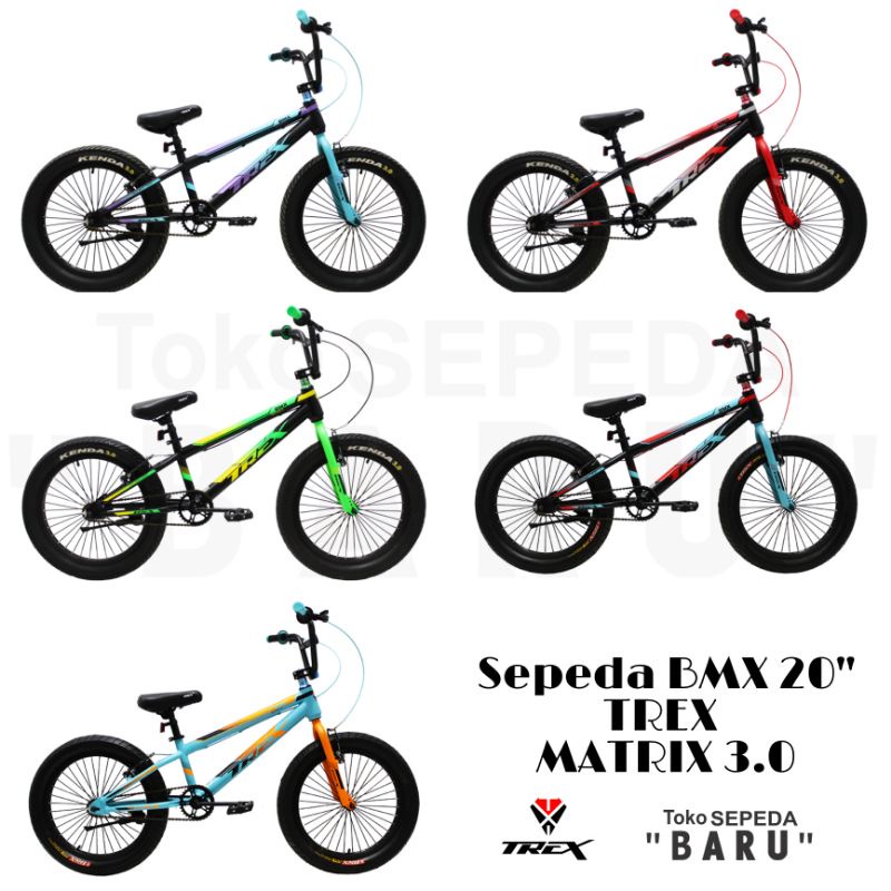 Jual TB - Sepeda BMX TREX MATRIX 3.0 Uk 20 Inch Indonesia|Shopee Indonesia