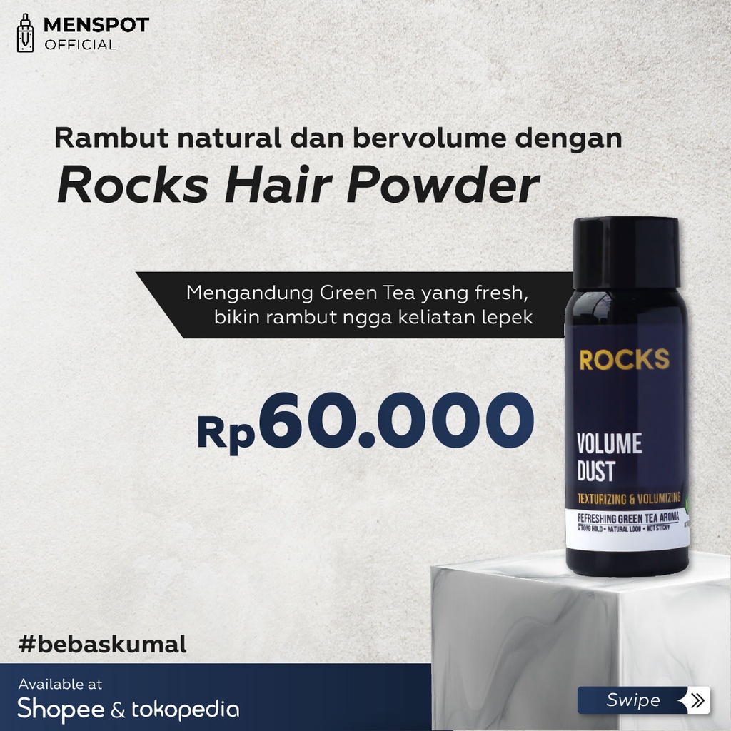 Jual Rocks Volume Dust (Hair Powder) | Shopee Indonesia