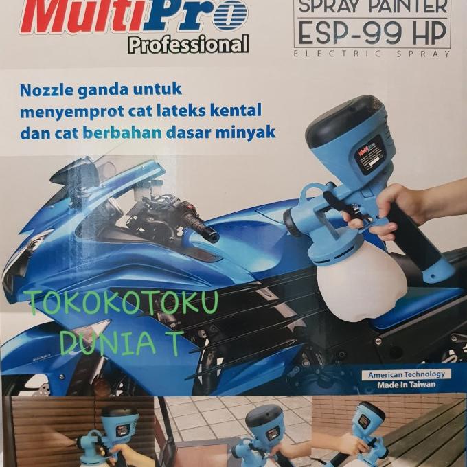 Jual BANTING HARGA Multipro ESP-99HP Spray Gun Electric Spray Painter ...