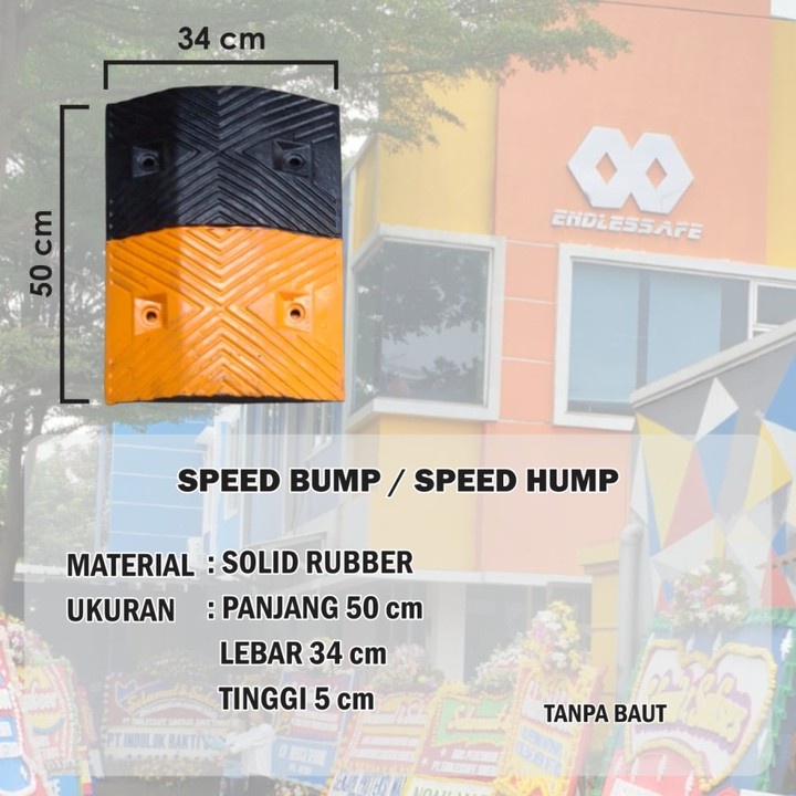 Jual Speed bump karet rubber 50cm / polisi tidur / speedbump / speed ...