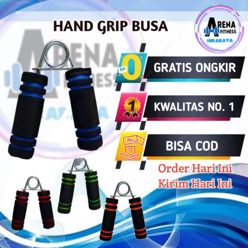 Jual Hand Grip Busa kekuatan Tangan Hand Grip Ringan untuk Kekuatan ...