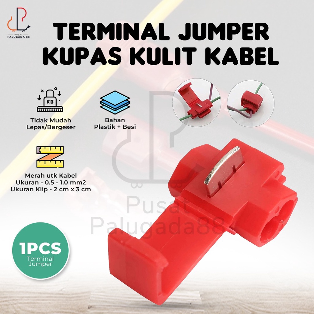 Jual Scotch Lock Quick Cable Jumper Connector Terminal Konektor Klip ...
