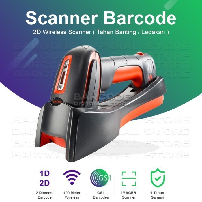 Jual SCANNER BARCODE HONEYWELL GRANIT 1911I Wireless 2D Tahan Suhu ...