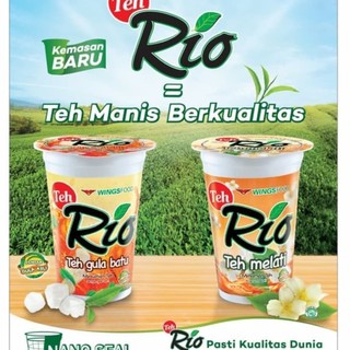 Jual Minuman Teh Rio Gula Batu 24pcs x 190ml | Shopee Indonesia