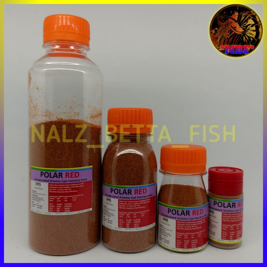 Jual ARTEMIA POLAR RED ARTEMIA INSTAN TANPA CANGKANG PAKAN BURAYAK IKAN ...