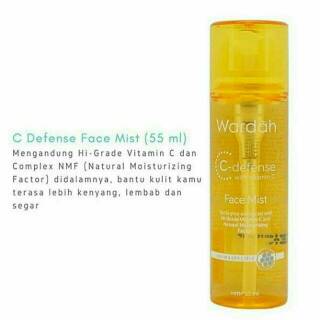 WARDAH C-DEFENSE FACE MIST 55 ML | Shopee Indonesia