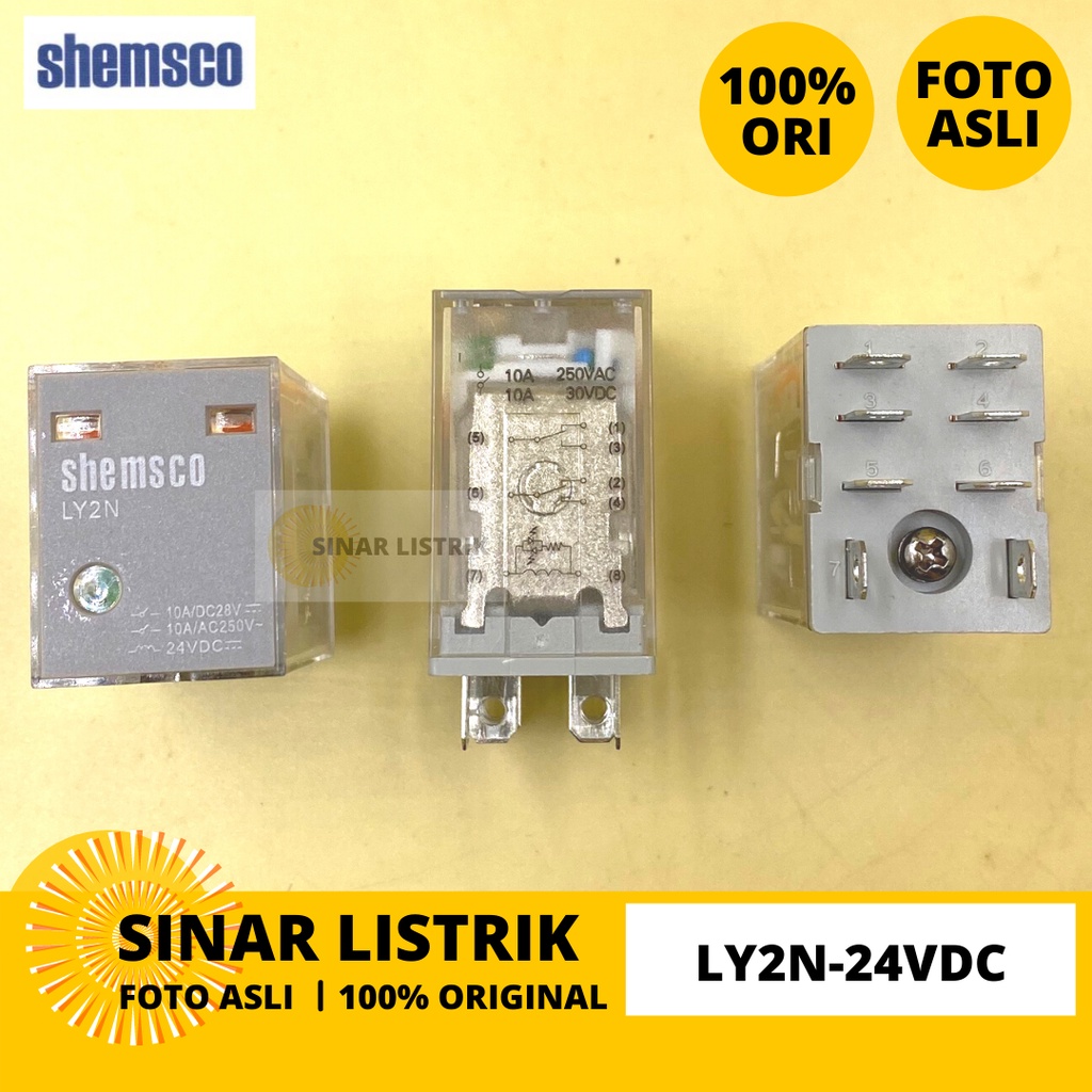 Jual Shemsco Relay LY2N-24VDC LY2N 24VDC sama Omron LY2N-24 | Shopee Indonesia