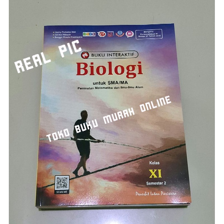 Jual Buku PR / LKS interaktif biologi kelas XI, 11 semester 2 (K13 revisi). 2021/2022. Intan ...