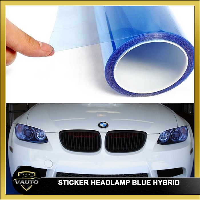 Jual Stiker Sticker Headlamp Lampu Mobil Motor Blue Lenses Hybrid ...